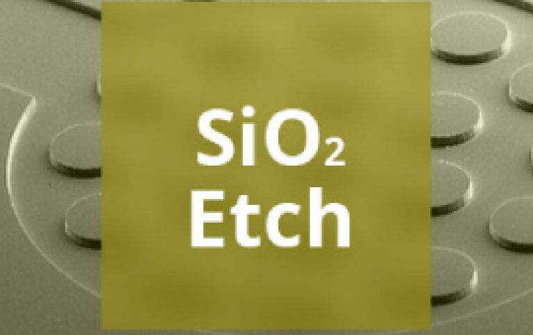 Fabrication of Silica Etch Mask using EBL and F Chemistry Dry Etching ...
