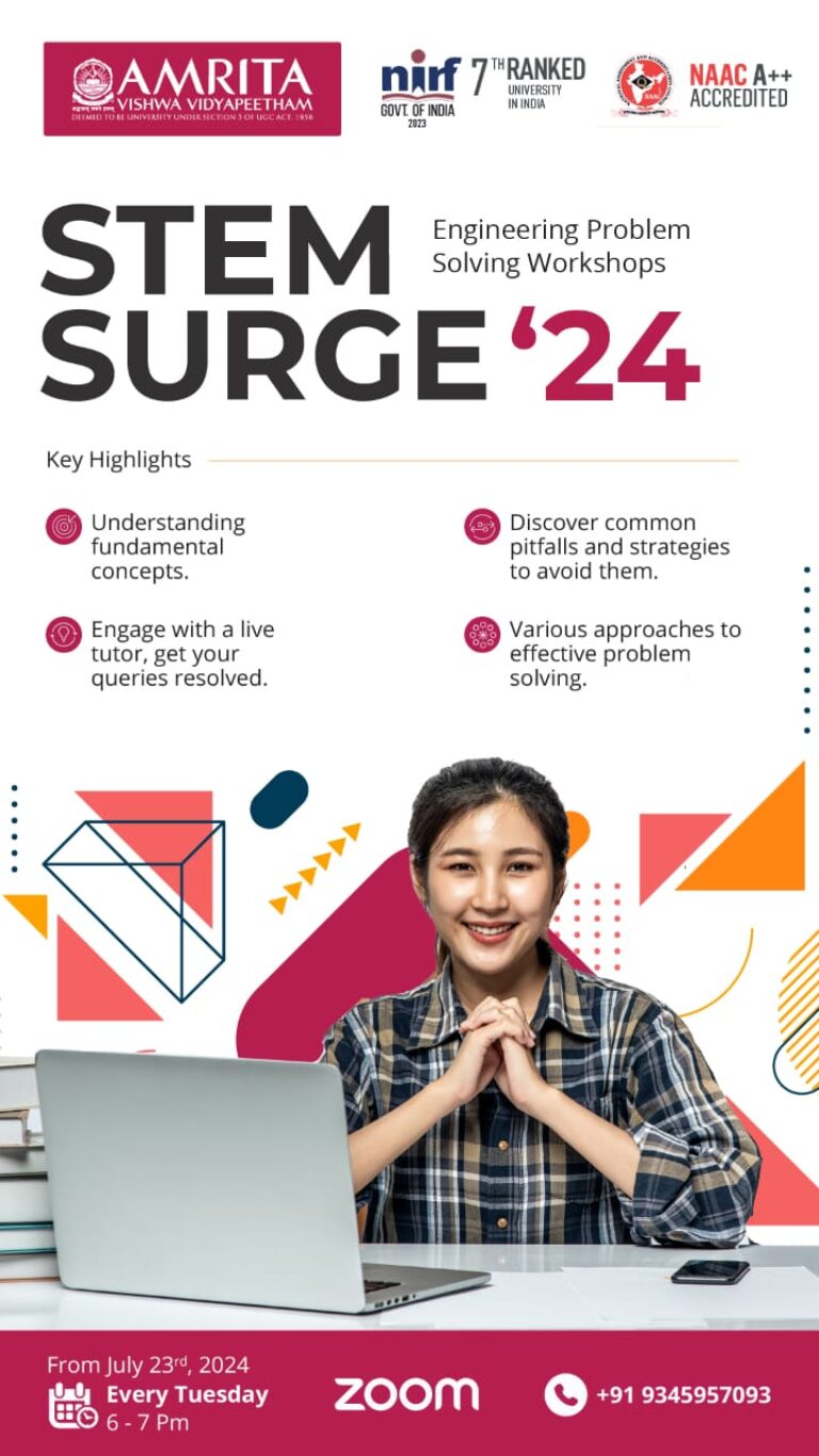 AMRITA AEEE-JEE PRACTICE TEST & STEM SURGE: ENGINEERING PROBLEM SOLVING ...