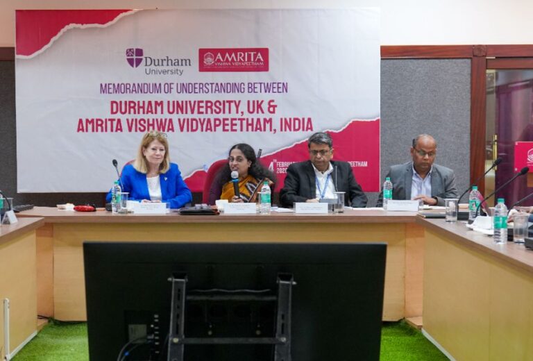 Amrita Vishwa Vidyapeetham and Durham University Sign MoU to Establish ...